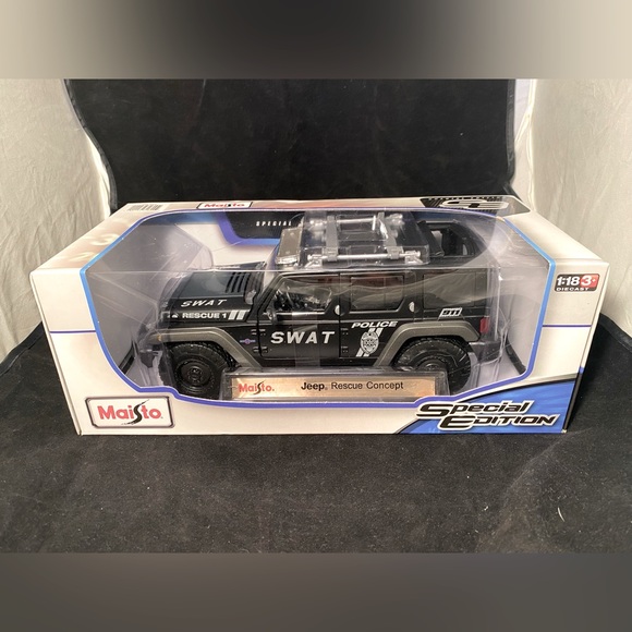 maisto | Other | Maisto Jeep Rescue Concept Model Swat Police Car ...